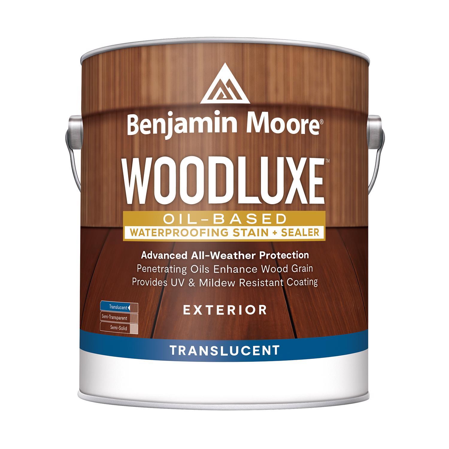 Benjamin Moore Woodluxe Translucent Natural Oil-Based Penetrating Oil ...