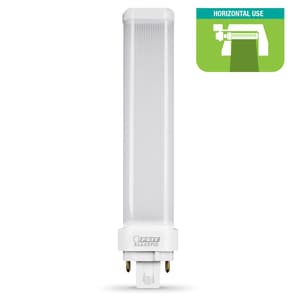 FEIT Electric PL GX24Q-3 4-Pin LED Bulb Cool White 26 Watt Equivalence ...