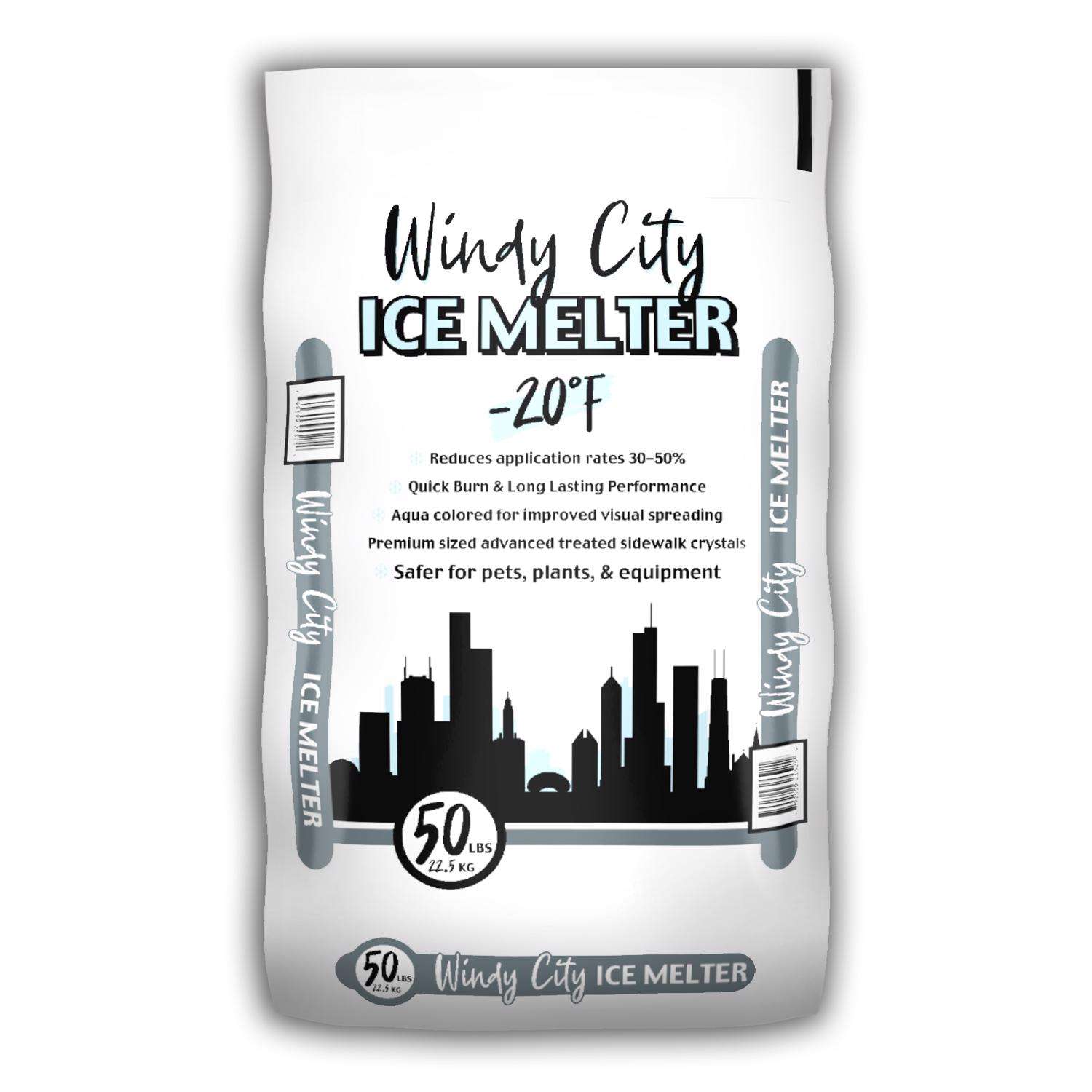 Windy City Ice Melter Calcium Chloride/Magnesium Chloride Pet Friendly ...