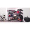 Ar Shelving Garage Series 71 in. H X 35.7 in. W X 18 in. D Metal ...