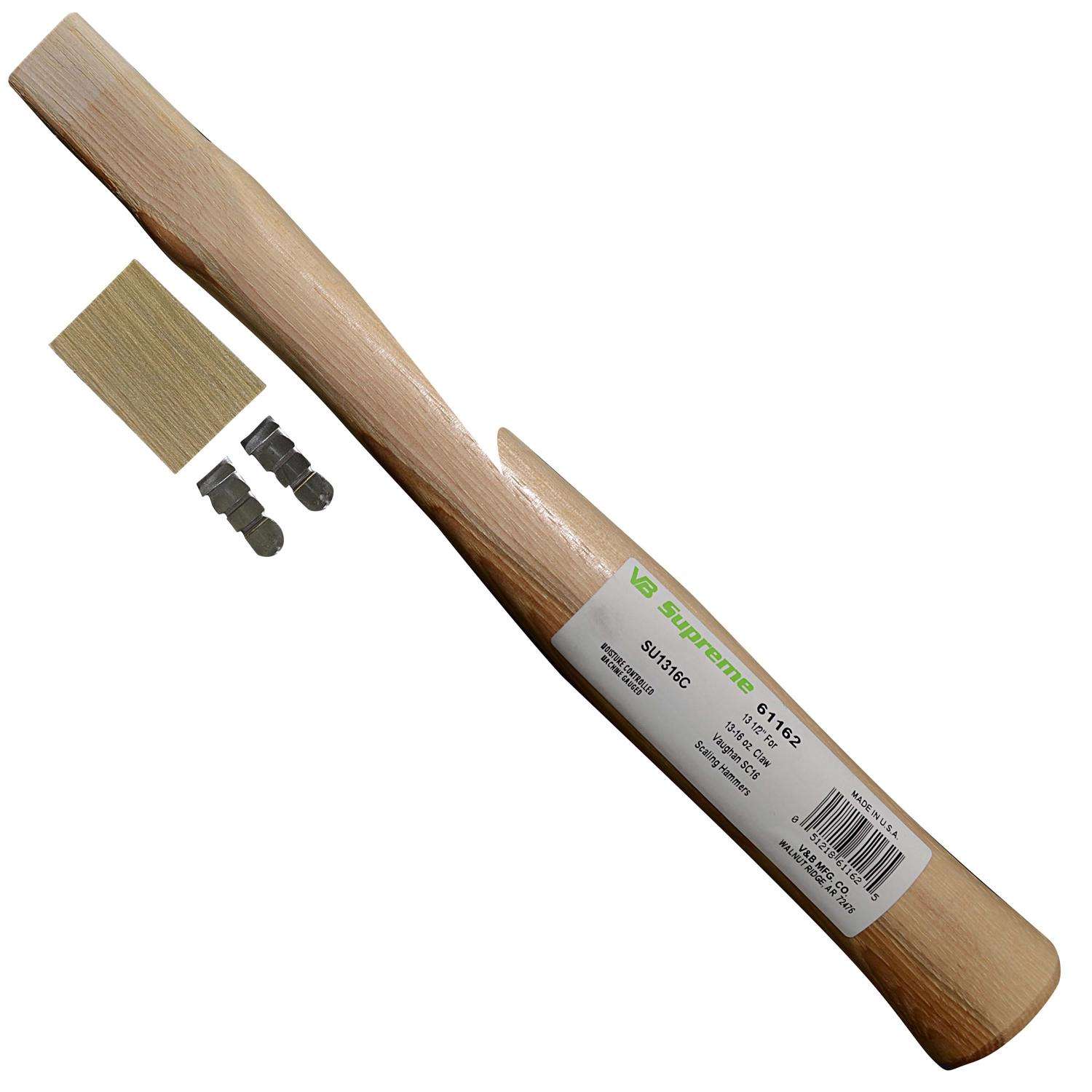 Vaughan Supreme 13-1/2 in. American Hickory Claw Hammer Replacement ...
