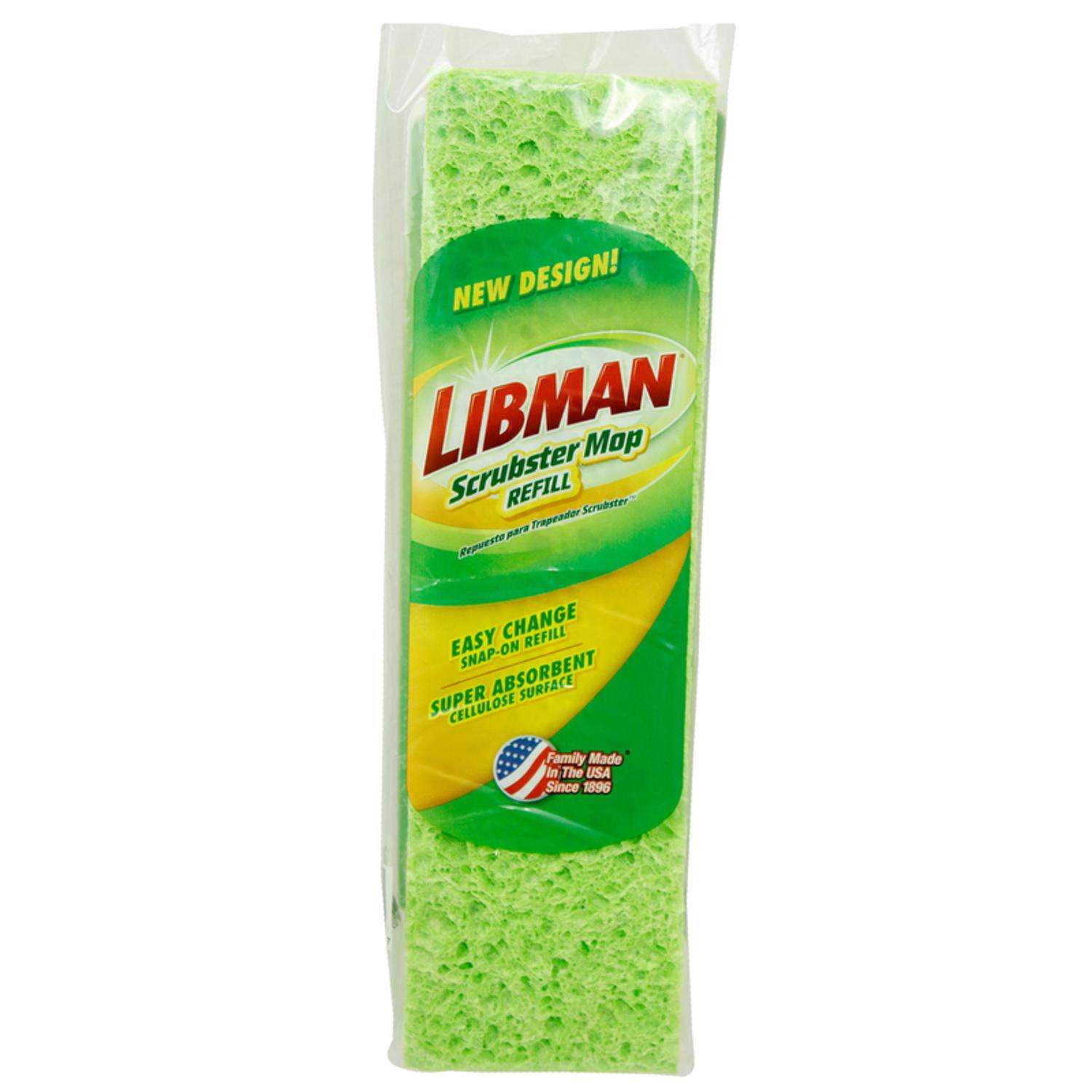 Libman Scrubster 9 in. Deck Cellulose Mop Refill 1 pk - Ace Hardware