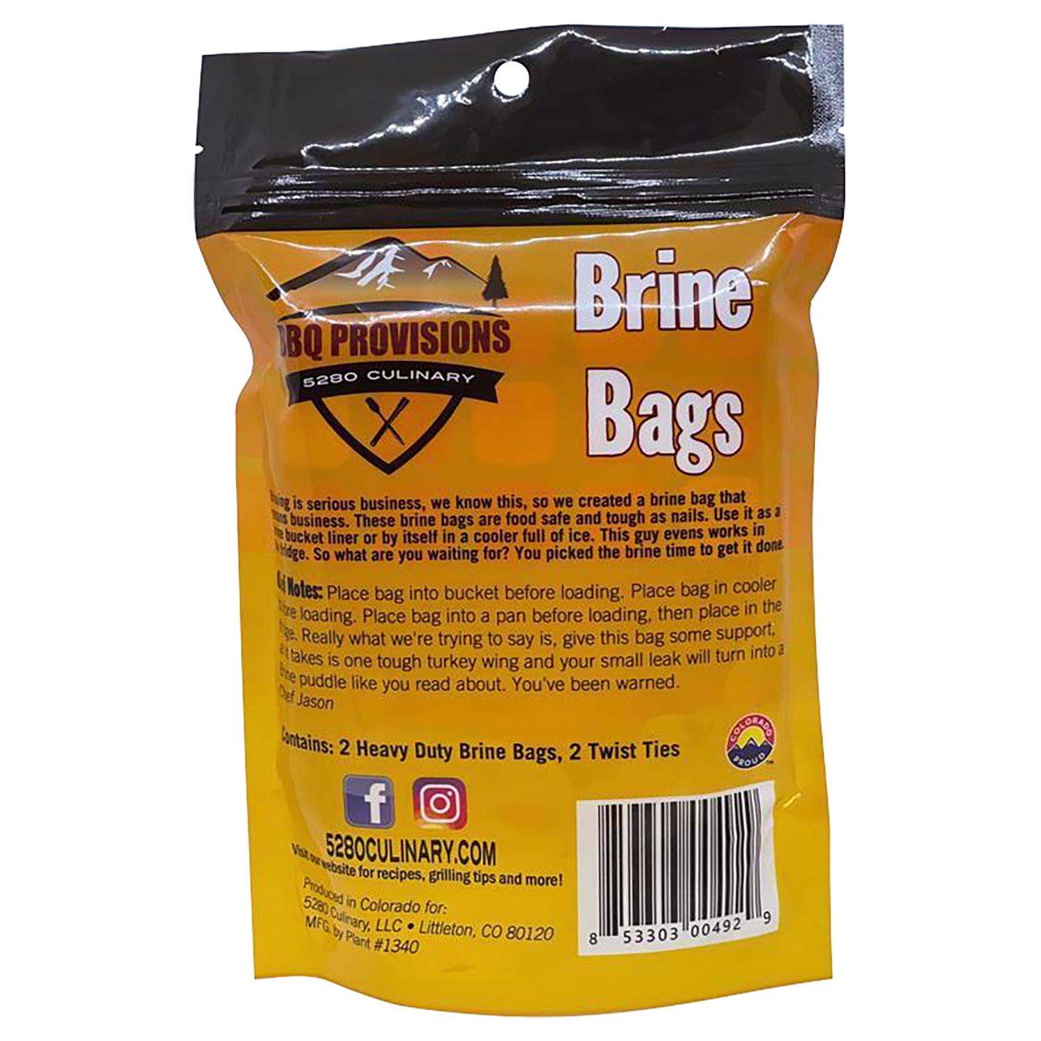 5280 Culinary BBQ Provisions Clear HPPE Brine Bag 3 gal - Ace Hardware