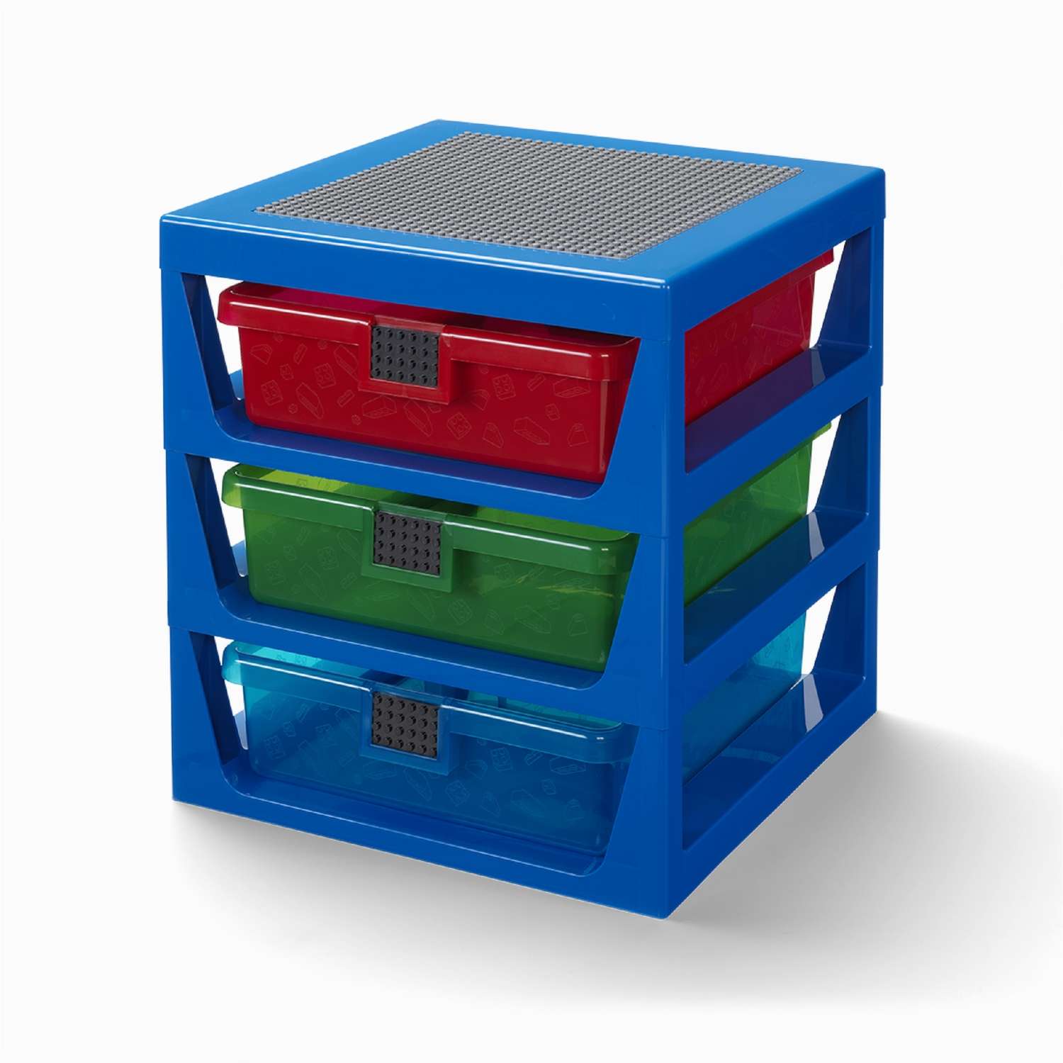 Lego Storage Rack System Plastic Blue - Ace Hardware