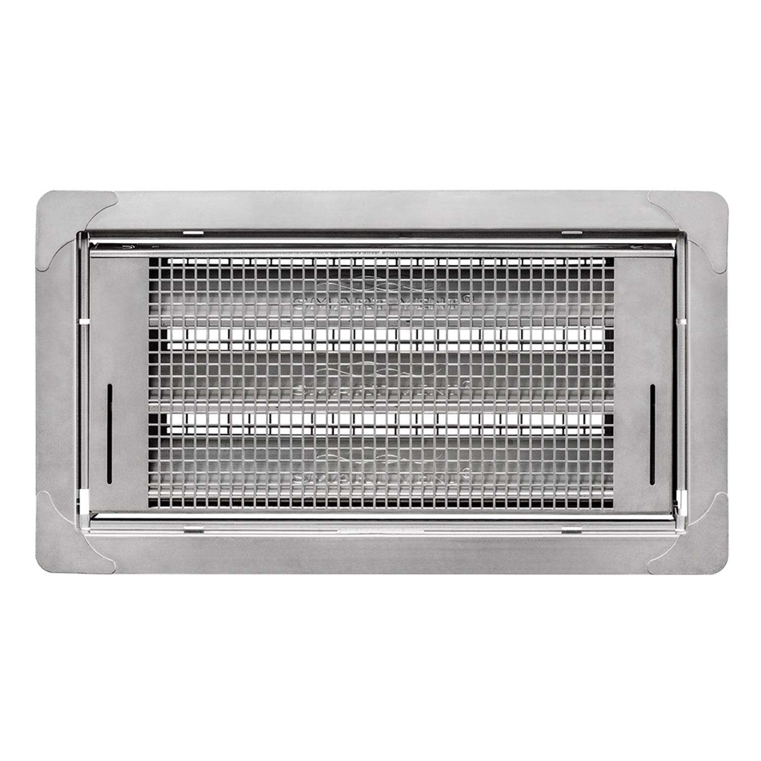 Smart Vent 8 in. H X 16 in. W Silver Stainless Steel Flood Vent - Ace ...
