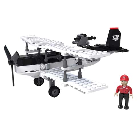 Ace Block Biplane Plastic Multicolored - Ace Hardware