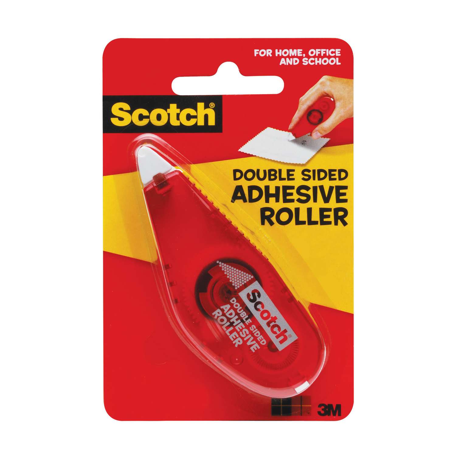 3M Scotch Red 312 in. L X 1/4 in. W Adhesive Roller - Ace Hardware