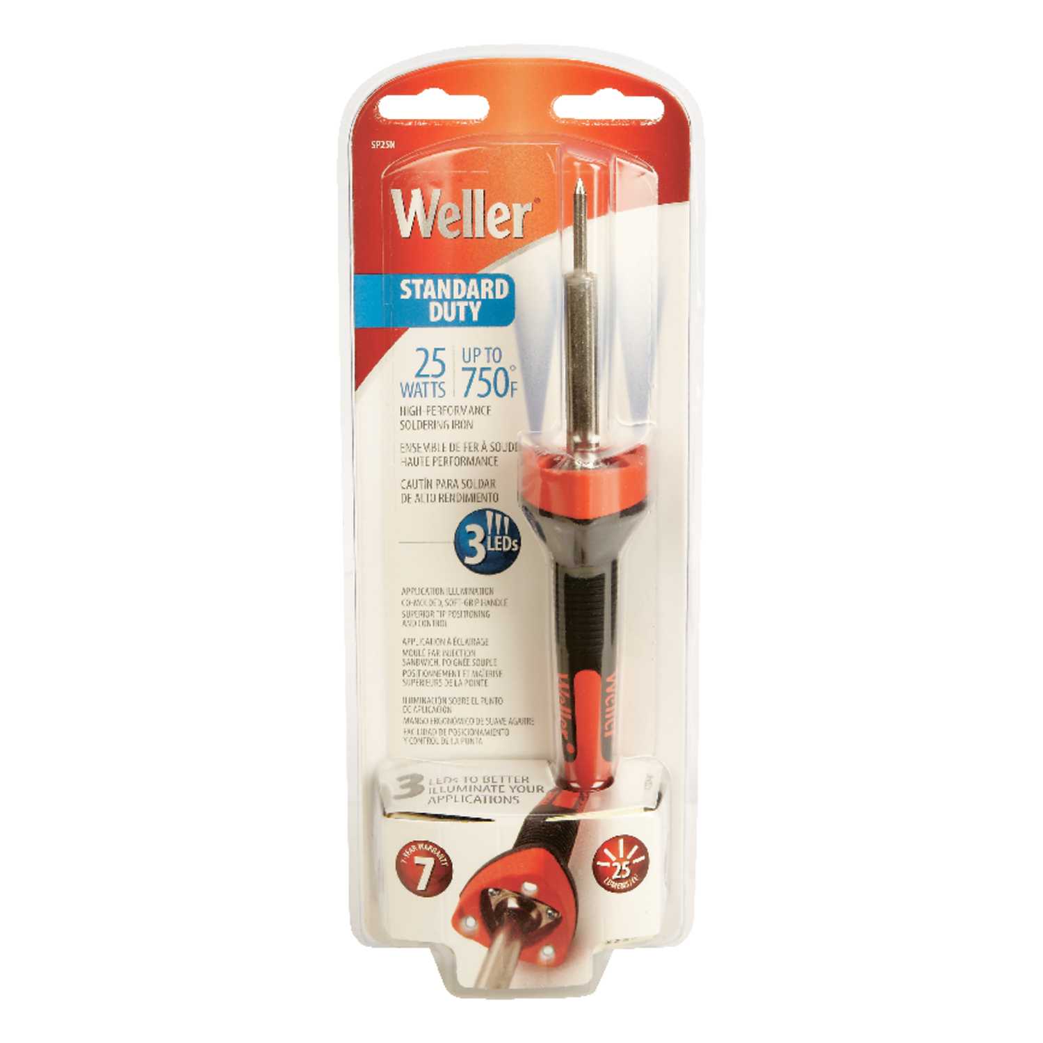 Weller 10.8 in. Corded Soldering Gun Kit 25 watts Blue 1 - Ace Hardware