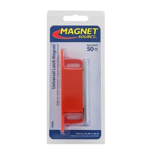 Master Magnetics 4.25 in. Ceramic Latch Magnet 50 lb. pull 3.4 MGOe Red ...