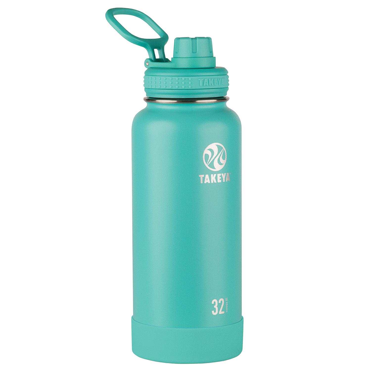 Takeya Actives 32 oz Teal BPA Free Double Wall Insulated Water Bottle ...