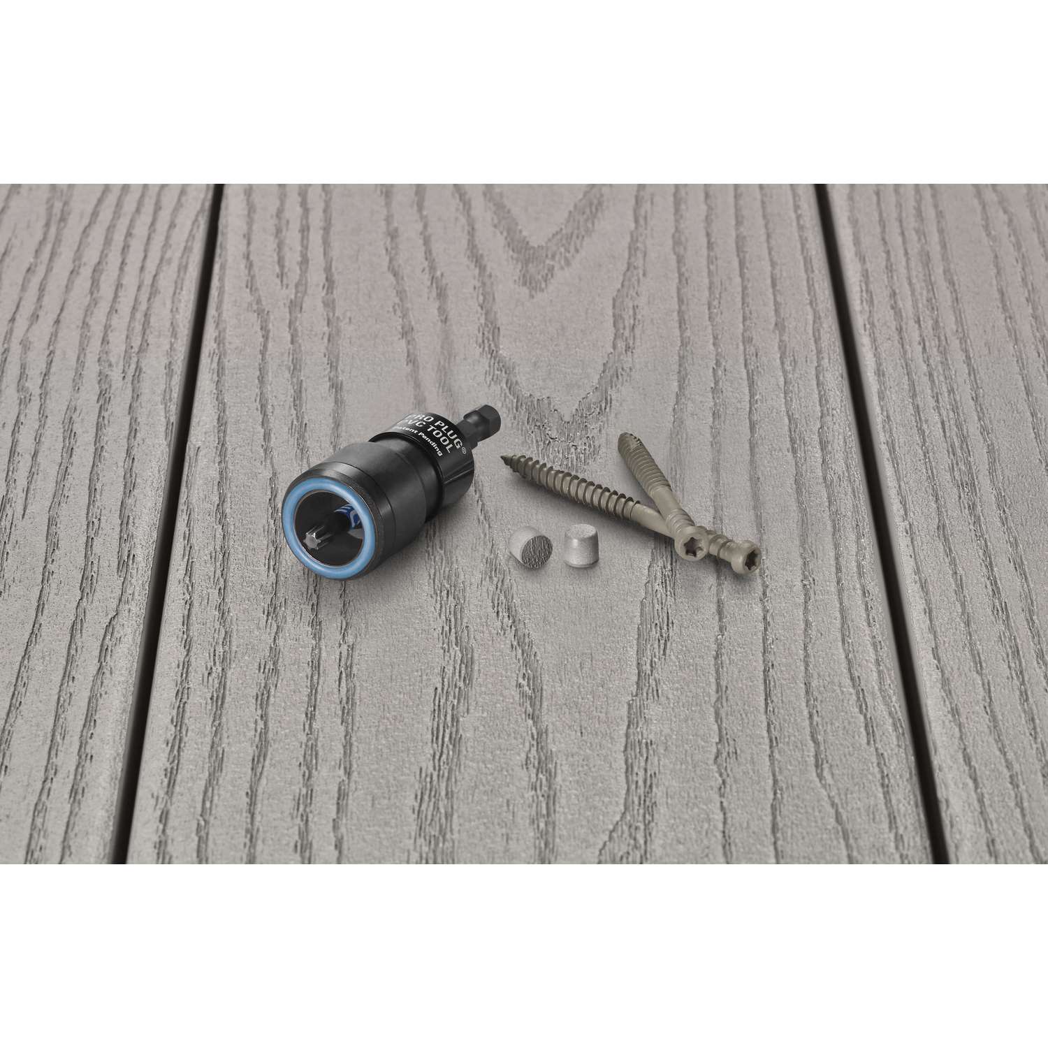 Starborn Pro Plug No. 10 X 2-3/4 in. L Slate Gray Star Trim Head Deck ...