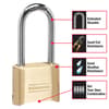 Master Lock 175DLH 4-1/8 in. H X 2 in. W Steel Resettable Combination ...