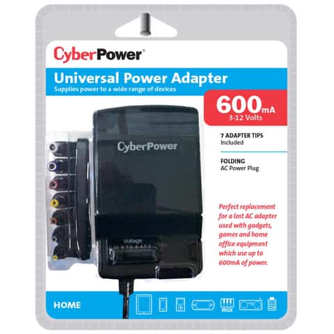CyberPower 22 AWG 3-12 V 5 ft. L Power Adapter - Ace Hardware