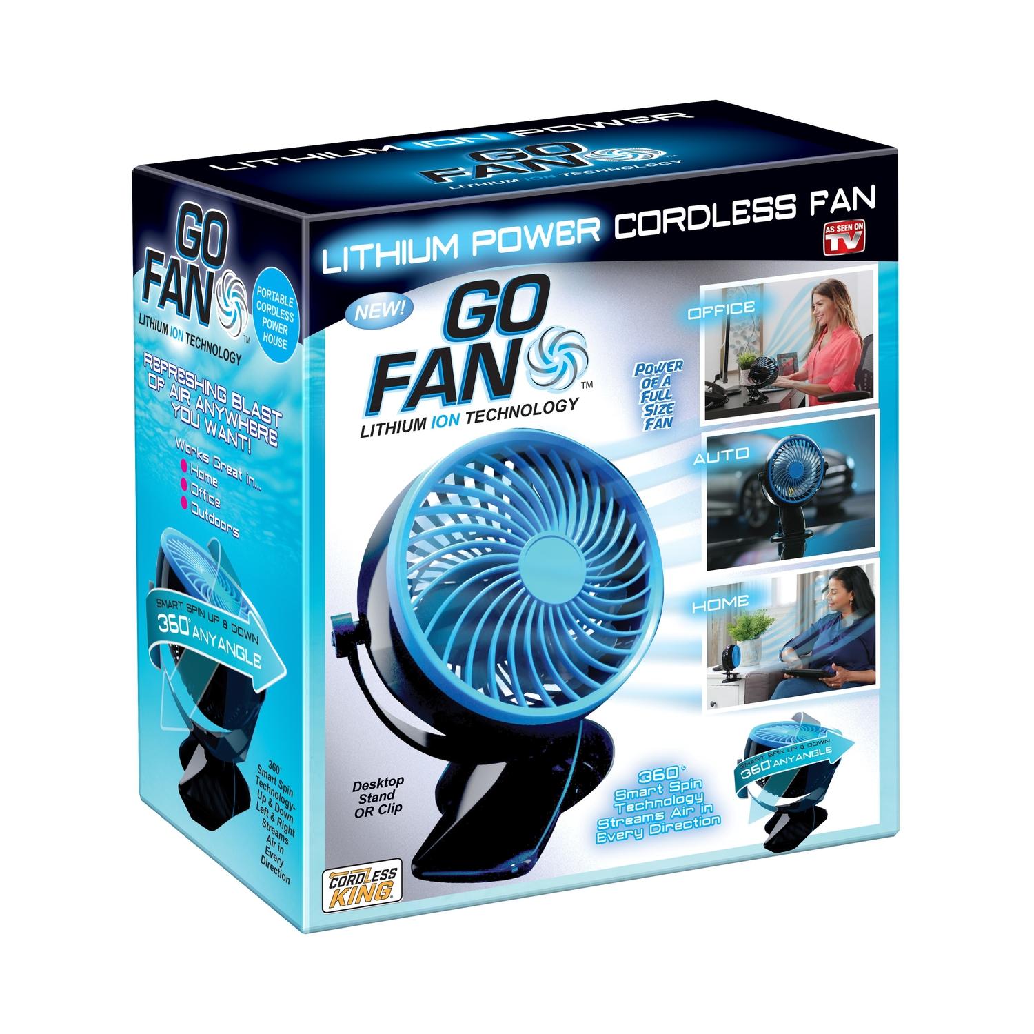 Go Fan Cordless Rechargeable Fan Plastic 1 pk Mfr# GF-MC6 - Ace Hardware