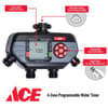 Ace HydroLogic Programmable 4 Zone Digital Water Timer - Ace Hardware