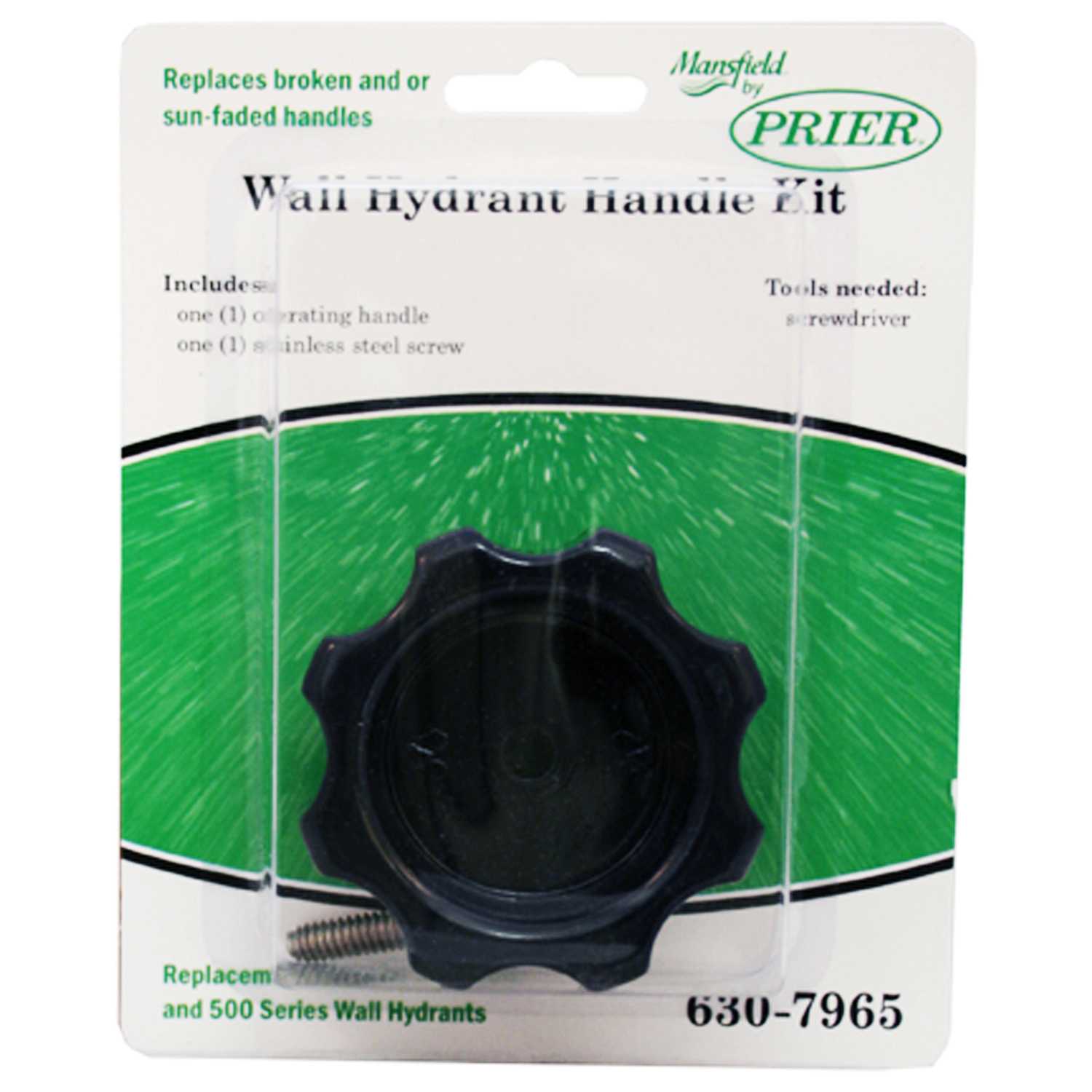 PRIER Plastic/Metal Wall Hydrant Handle Kit PRIER Mansfield style 300 ...