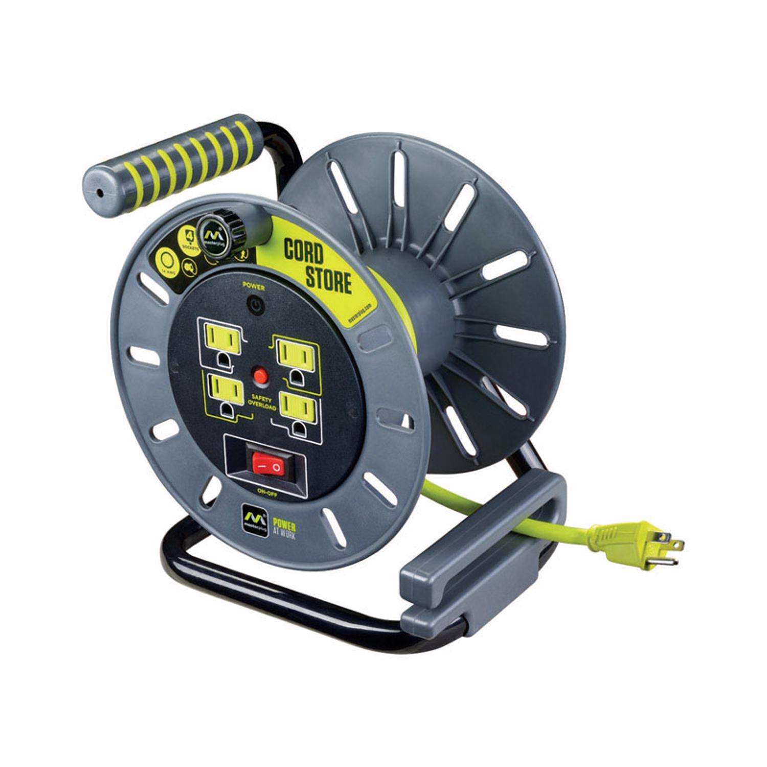 Masterplug 3 ft. L PVC Cord Reel - Ace Hardware