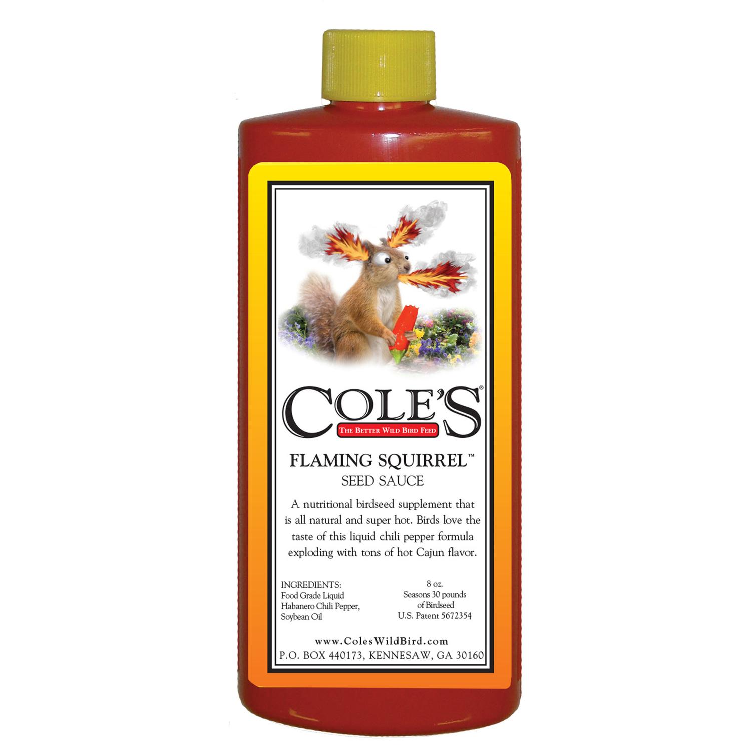 Cole's Flaming Squirrel Assorted Species Soybean Oil Seed Sauce 8 oz ...