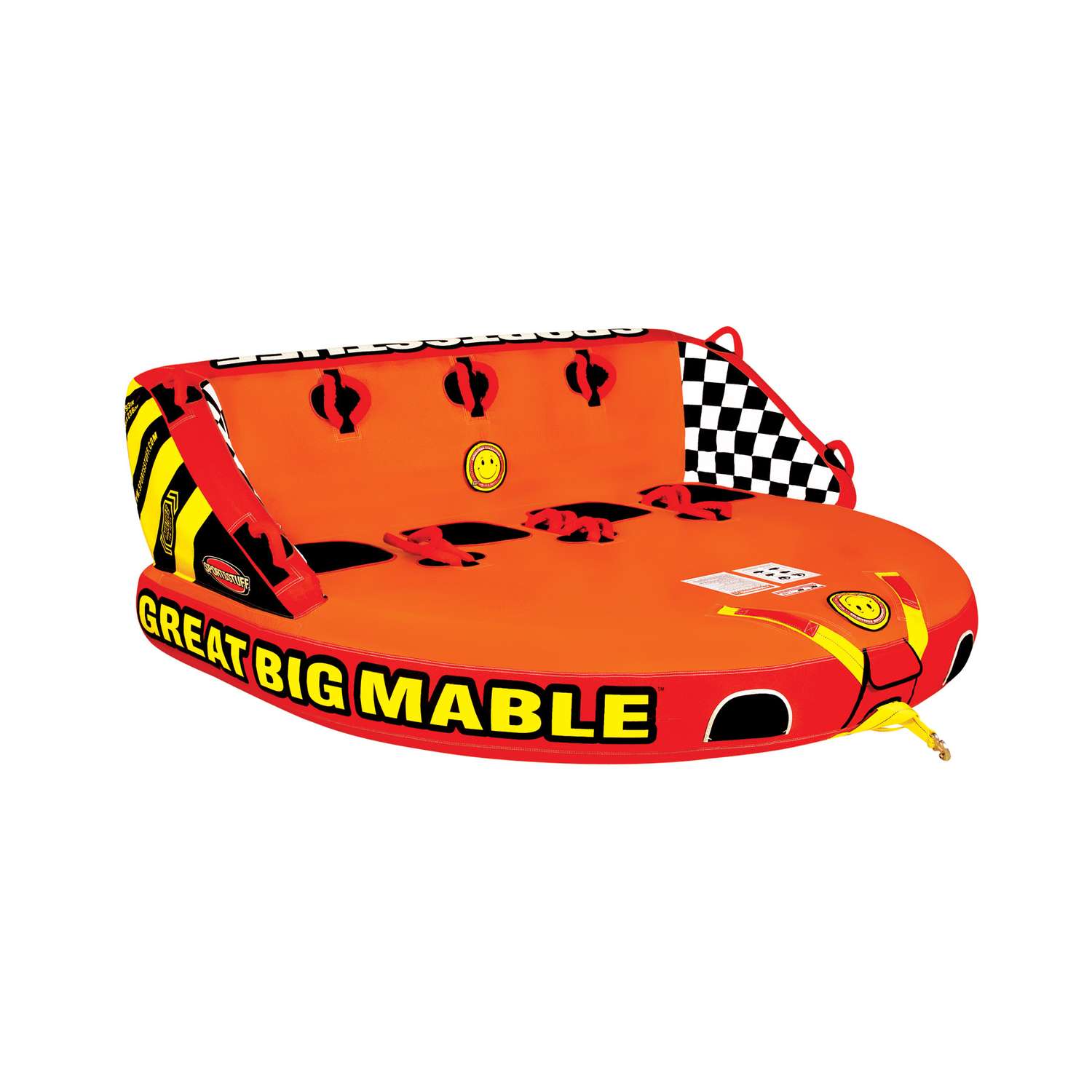 Airhead SportStuff Nylon Inflatable Orange Great Big Mable Towable Tube ...