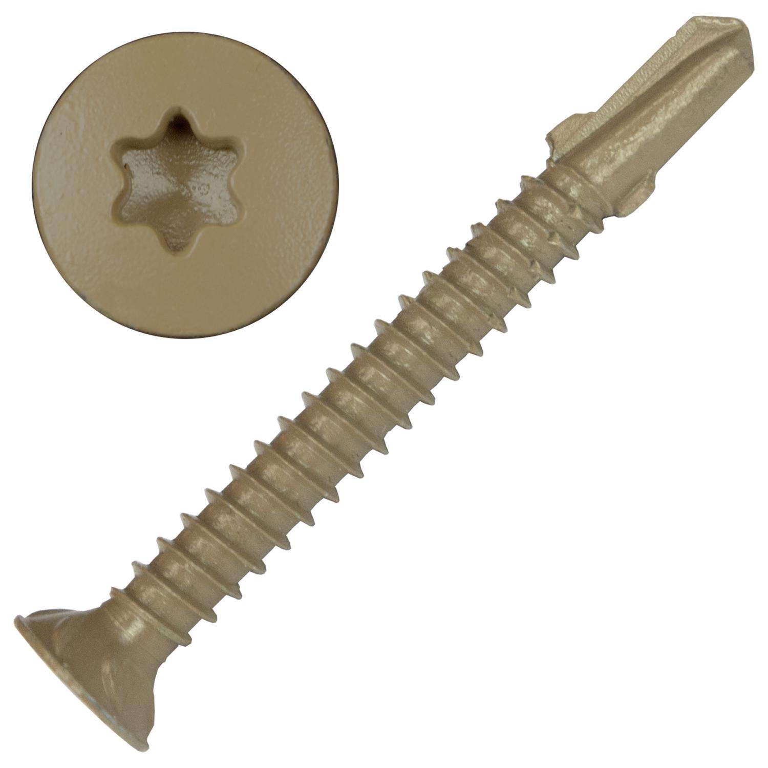 Screw Products ROCO No. 12 X 2 in. L Star Low Profile Head Construction ...