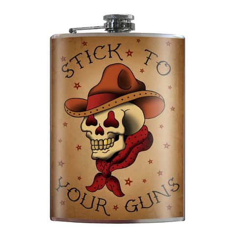 Trixie & Milo Stick to Your Guns 8 oz Multicolored Stainless Steel ...