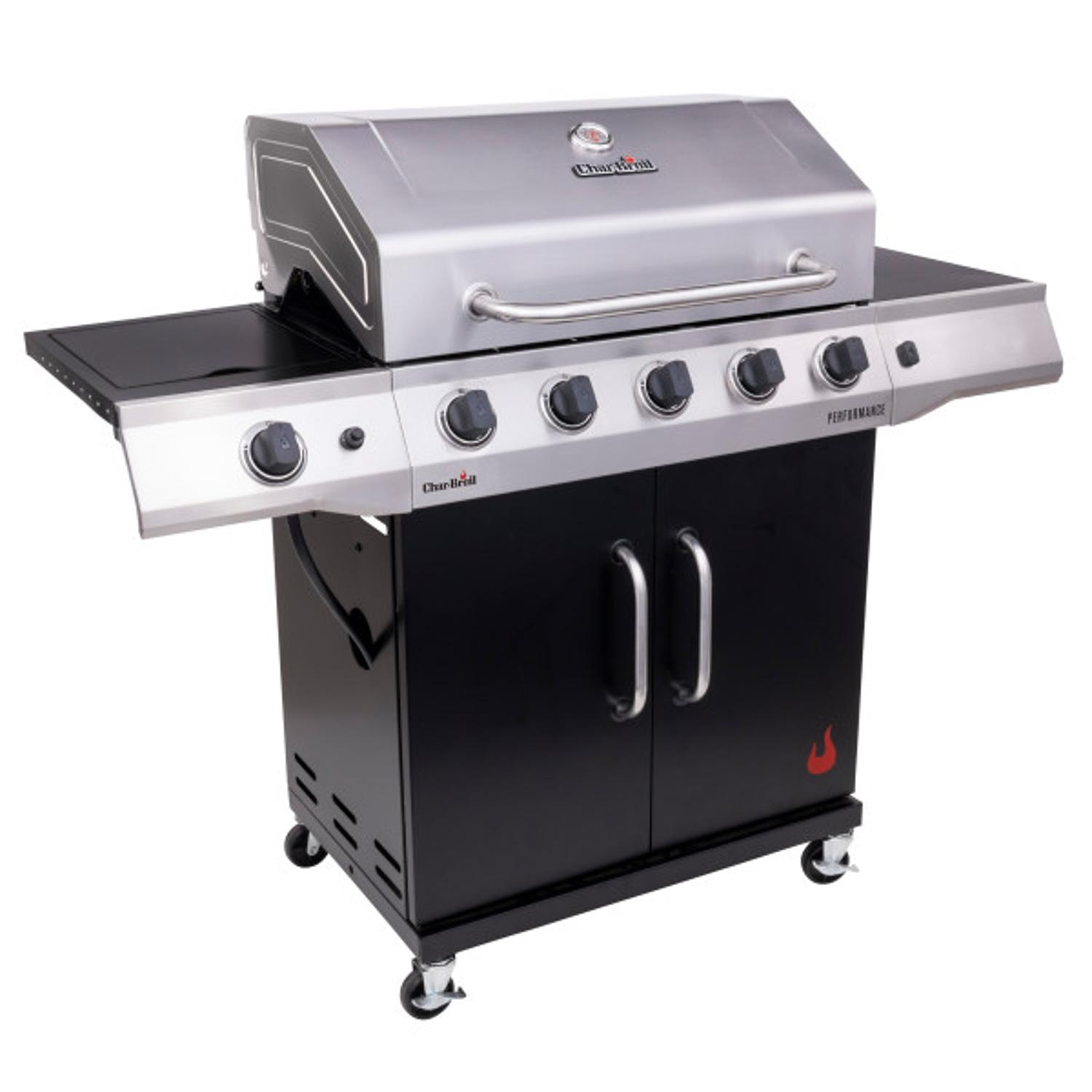 Charbroil Performance Series 5 Burner Liquid Propane Grill Black/Silver ...