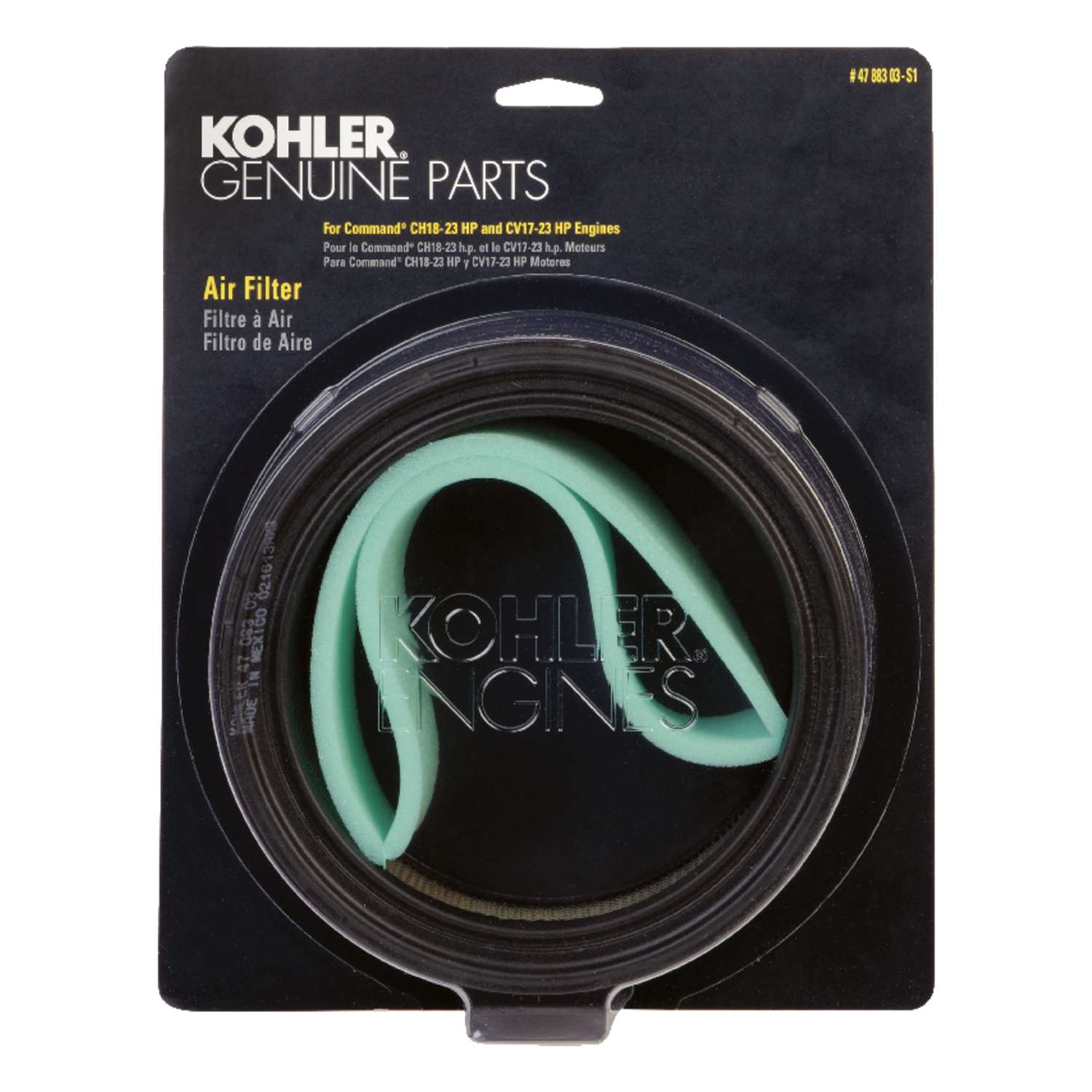 Kohler Small Engine Air Filter For CV17-23 CV724-740 CH18-25 CH730-740 ...