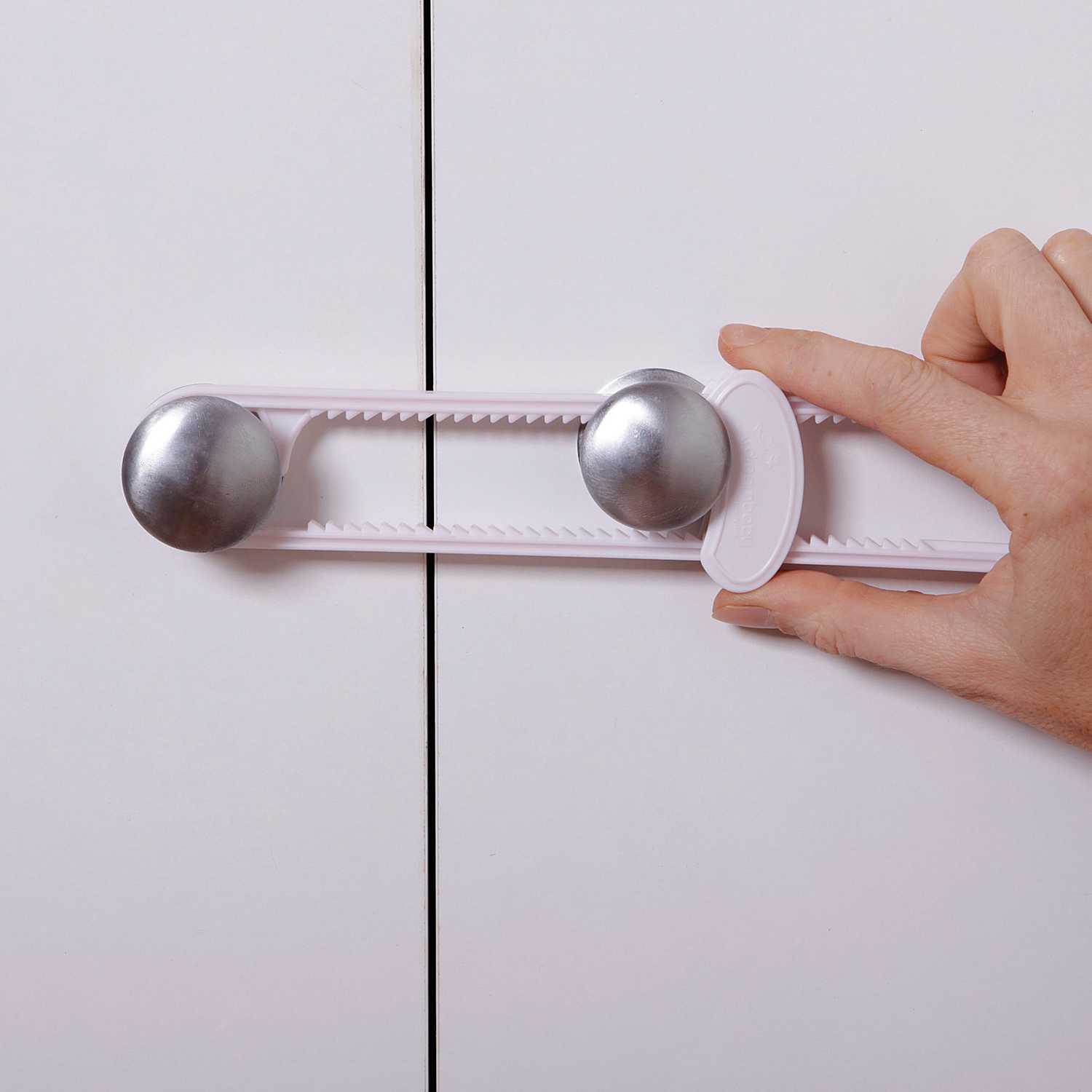 Dreambaby White Plastic Cabinet Slide Locks 2 pk - Ace Hardware