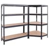 Ar Shelving Garage Series 71 in. H X 35.7 in. W X 18 in. D Metal ...