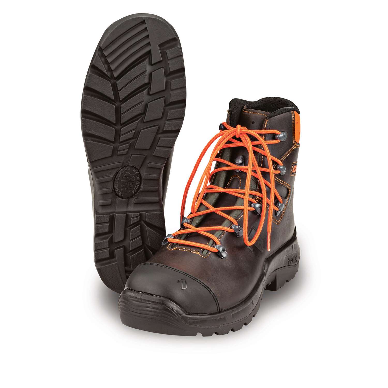 STIHL Dynamic Forestry Men's Boots 7W Black/Brown - Ace Hardware