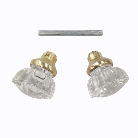 Ace Bright Brass Passage Door Knob Right or Left Handed - Ace Hardware