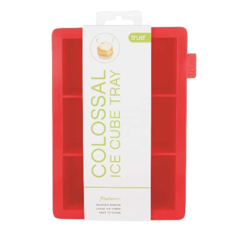 True Colossal Red Silicone Ice Cube Tray - Ace Hardware