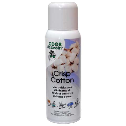 Odor Assassin Convenient Sprays Cotton Scent Odor Control Spray 6 oz ...