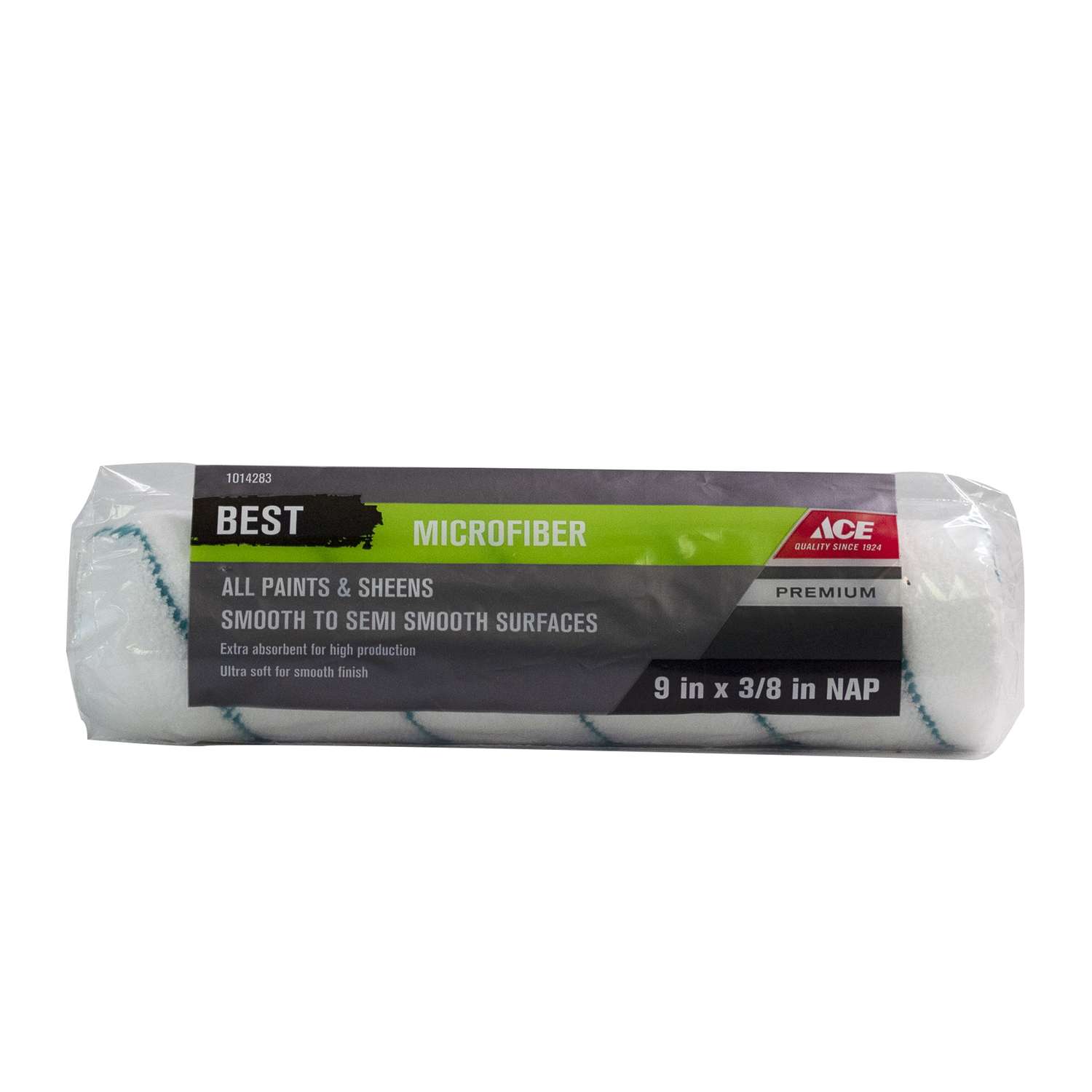 Ace Best Microfiber 9 in. W X 3/8 in. Paint Roller Cover 1 pk - Ace ...