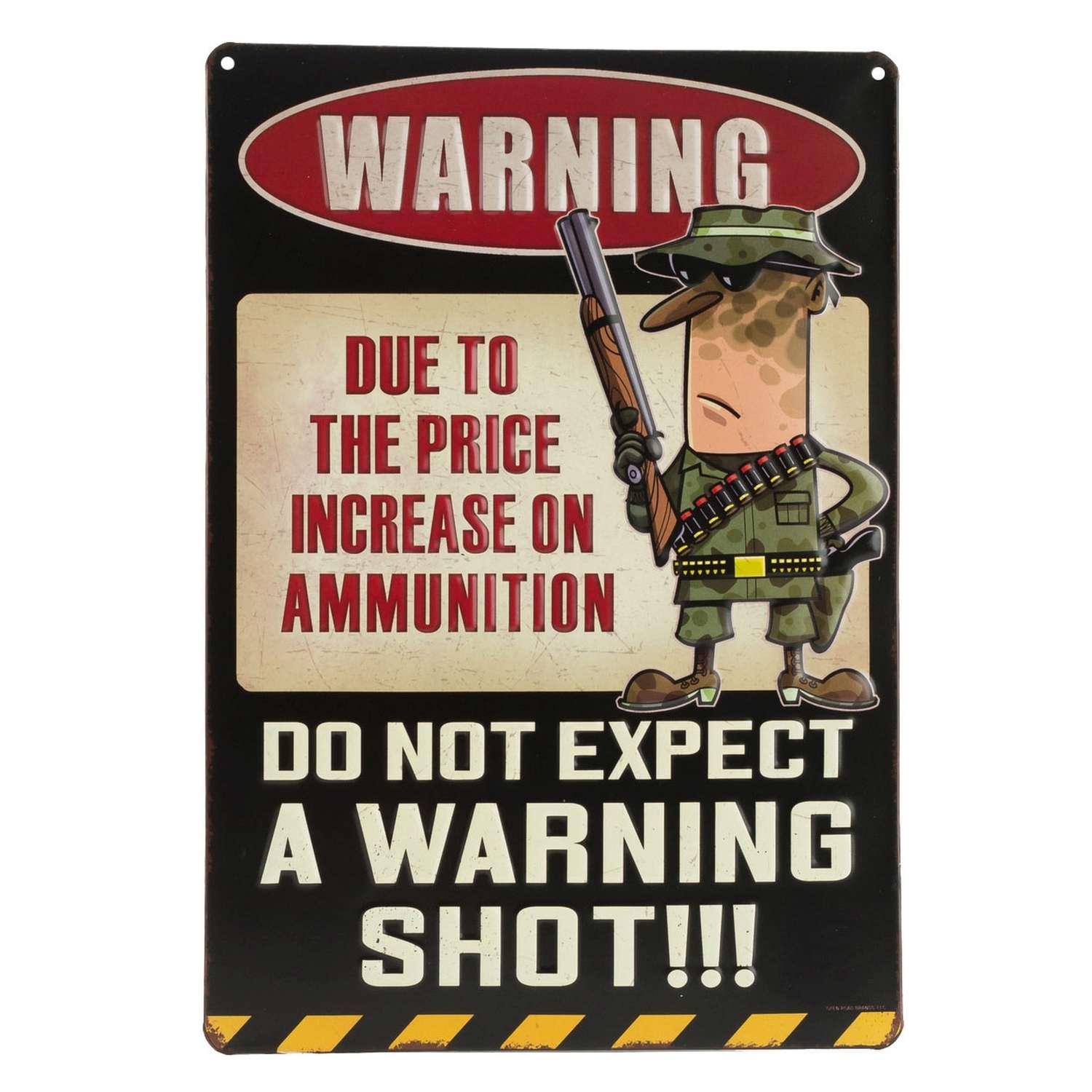 Open Road Brands Warning Shot Sign Tin 1 pk - Ace Hardware