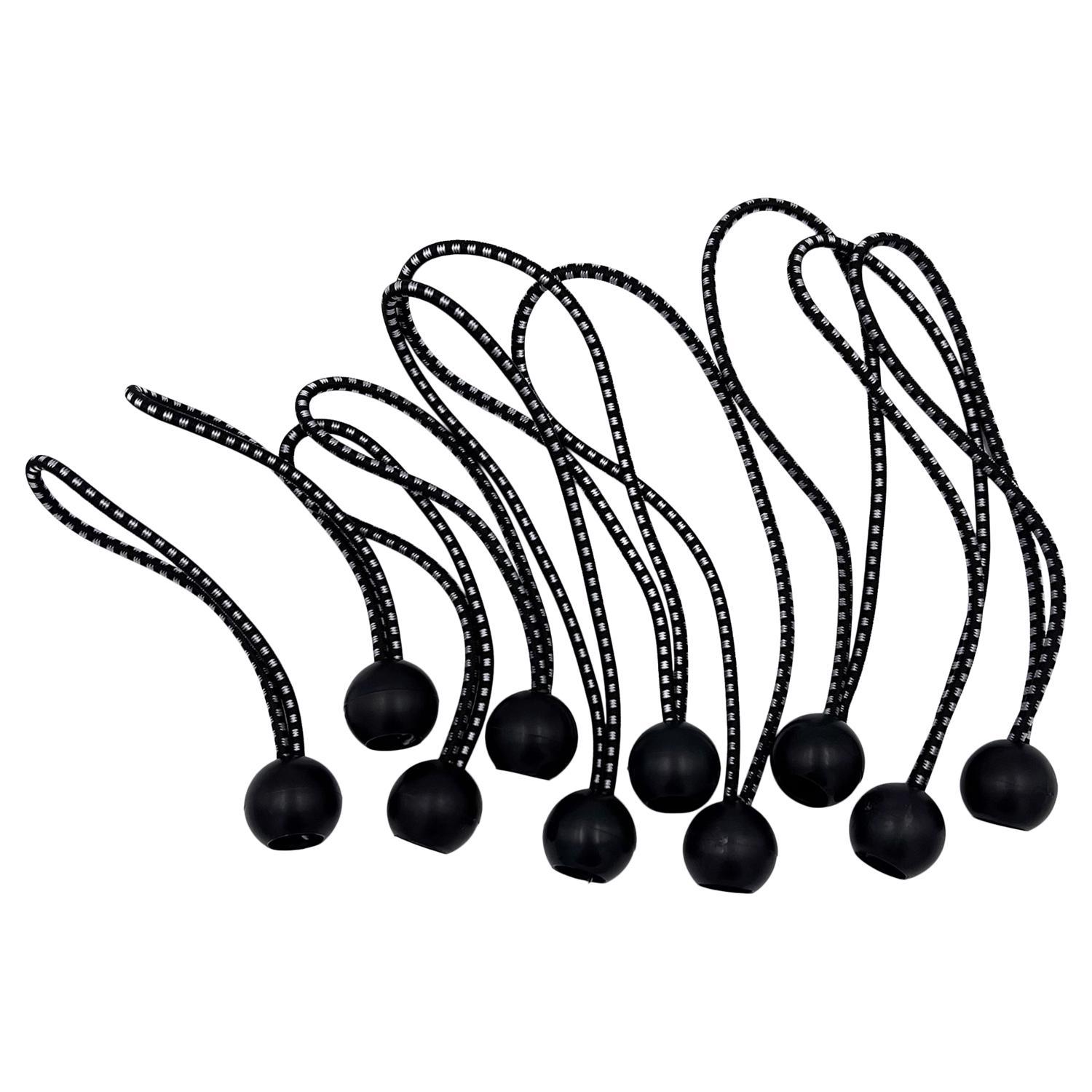 General Tools Black Bungee Cord Set 6 and 9 in. L 12 pk - Ace Hardware