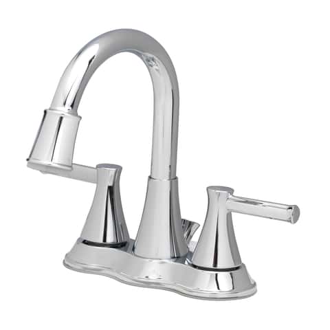 OakBrook Chrome Two-Handle Bathroom Sink Faucet 4 in. - Ace Hardware