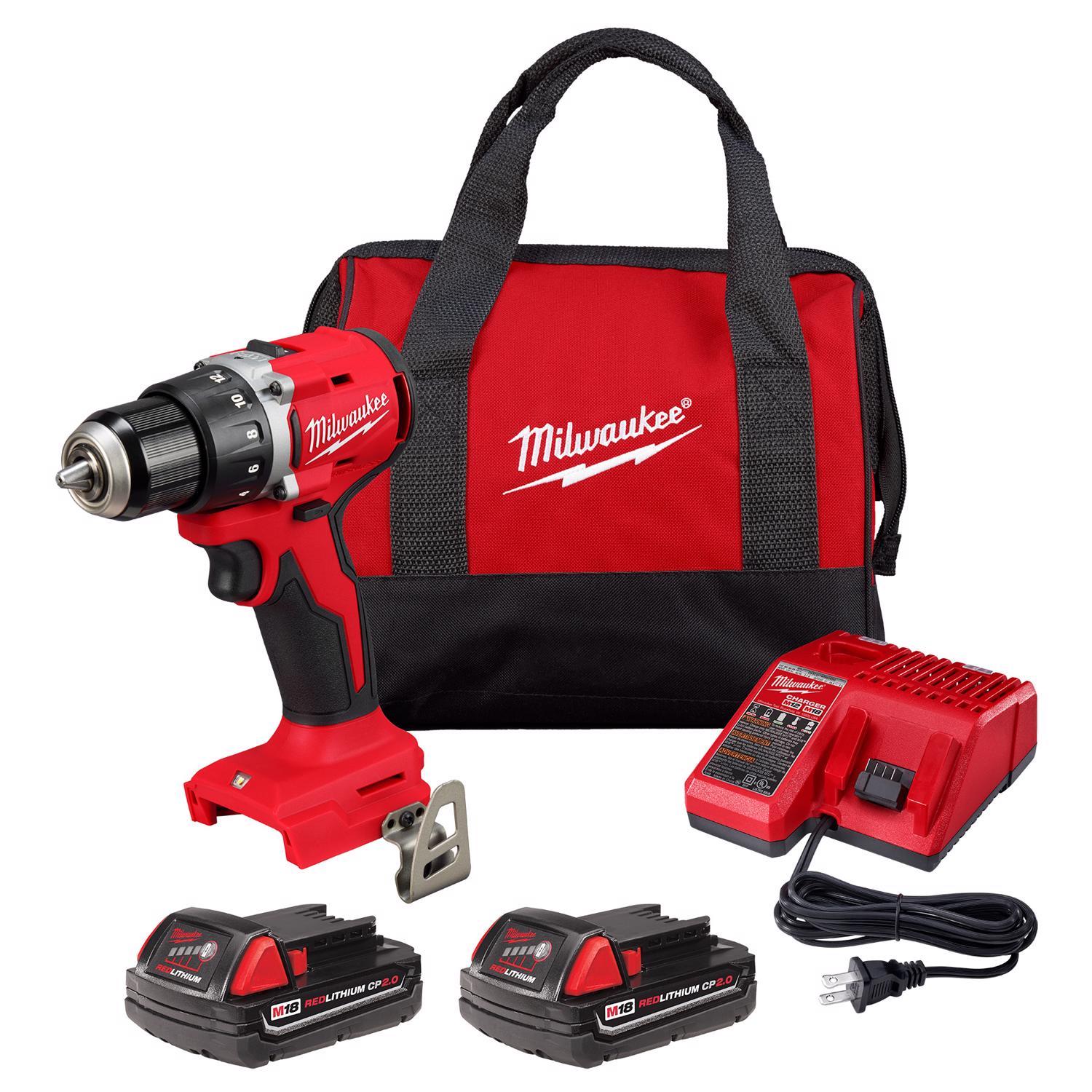 Milwaukee M18 Compact Cordless Brushless 1 Tool Drill and Driver Kit Mfr 3601 22CT Ace Hardware