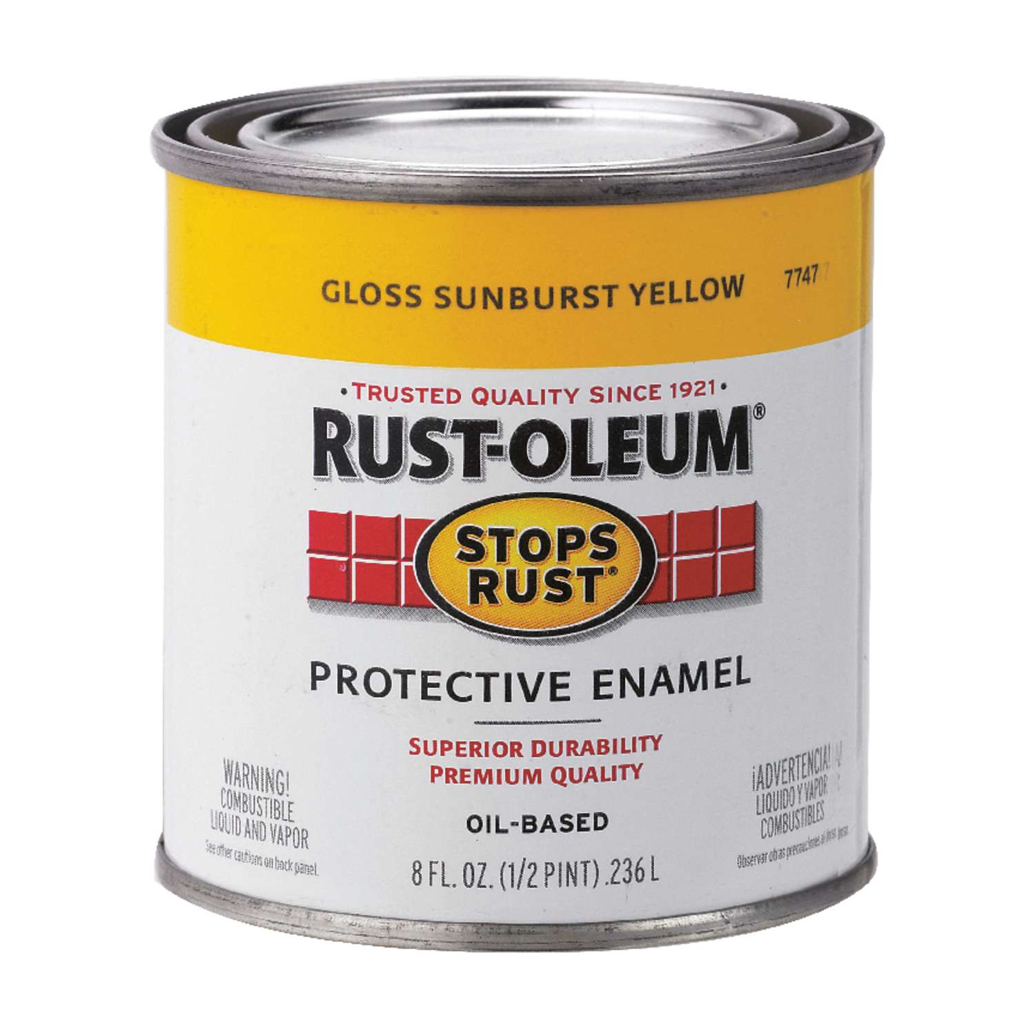 Rust-Oleum Stops Rust Gloss Sunburst Yellow Oil-Based Exterior and ...