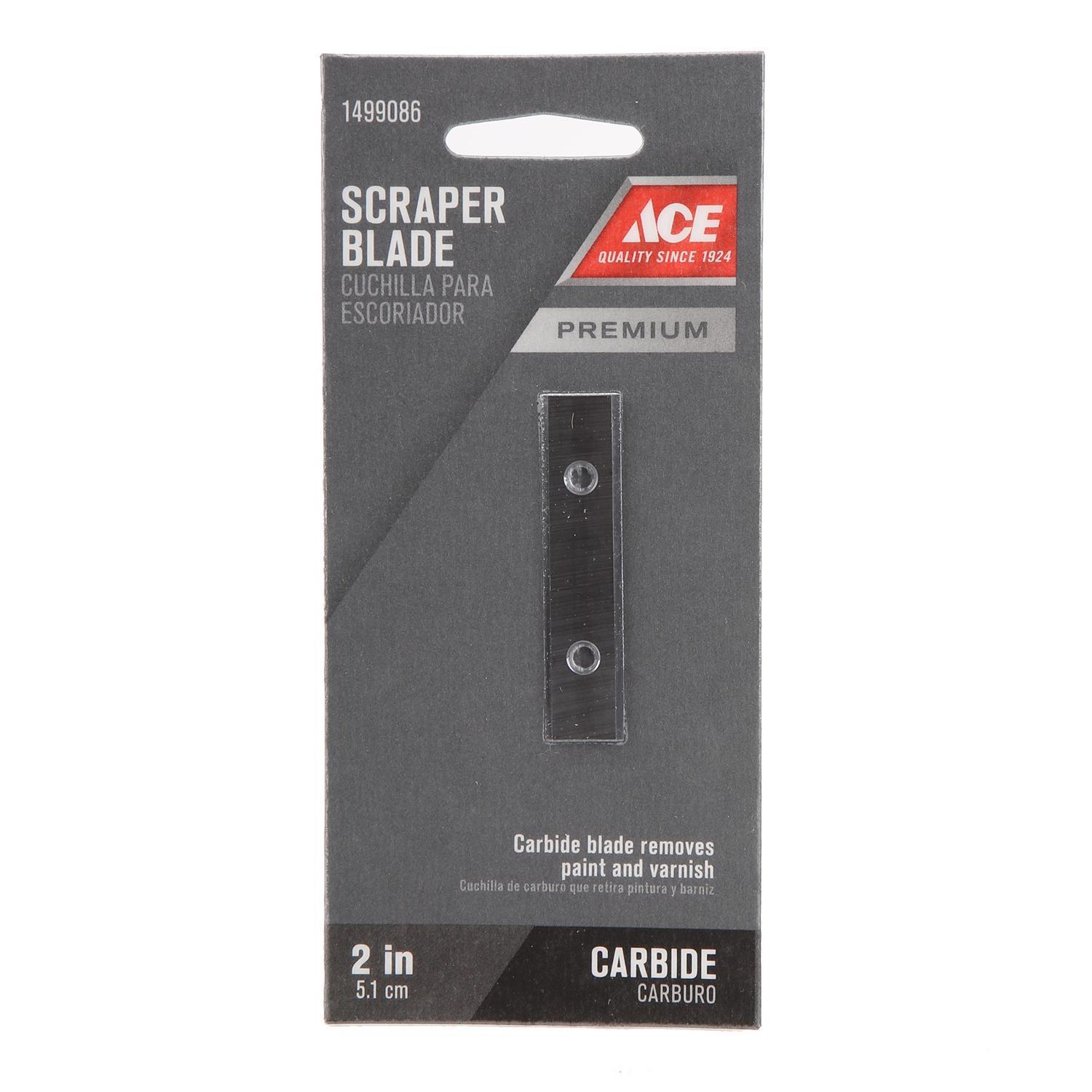 Ace 2 in. W Tungsten Carbide Double Edge Scraper Blade - Ace Hardware