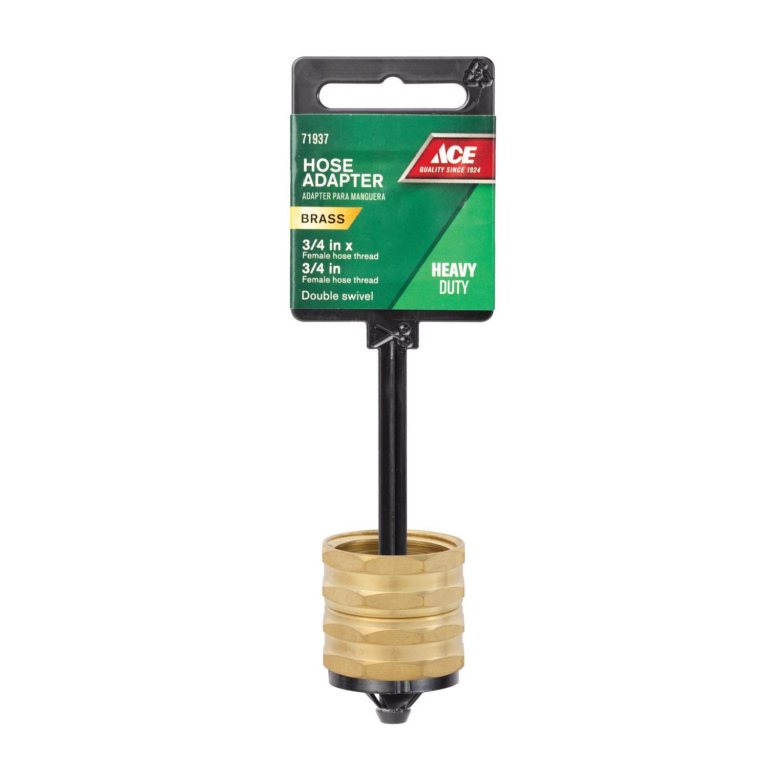 Ace 3/4 in. Brass Threaded Female Hose Coupling Mfr# 50089 - Ace Hardware