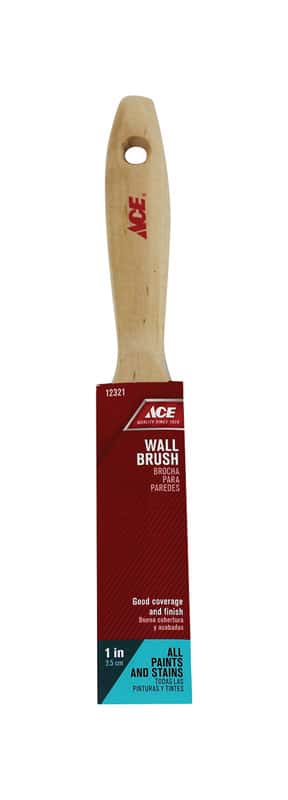 Ace 1 in. Medium Stiff Flat Paint Brush - Ace Hardware