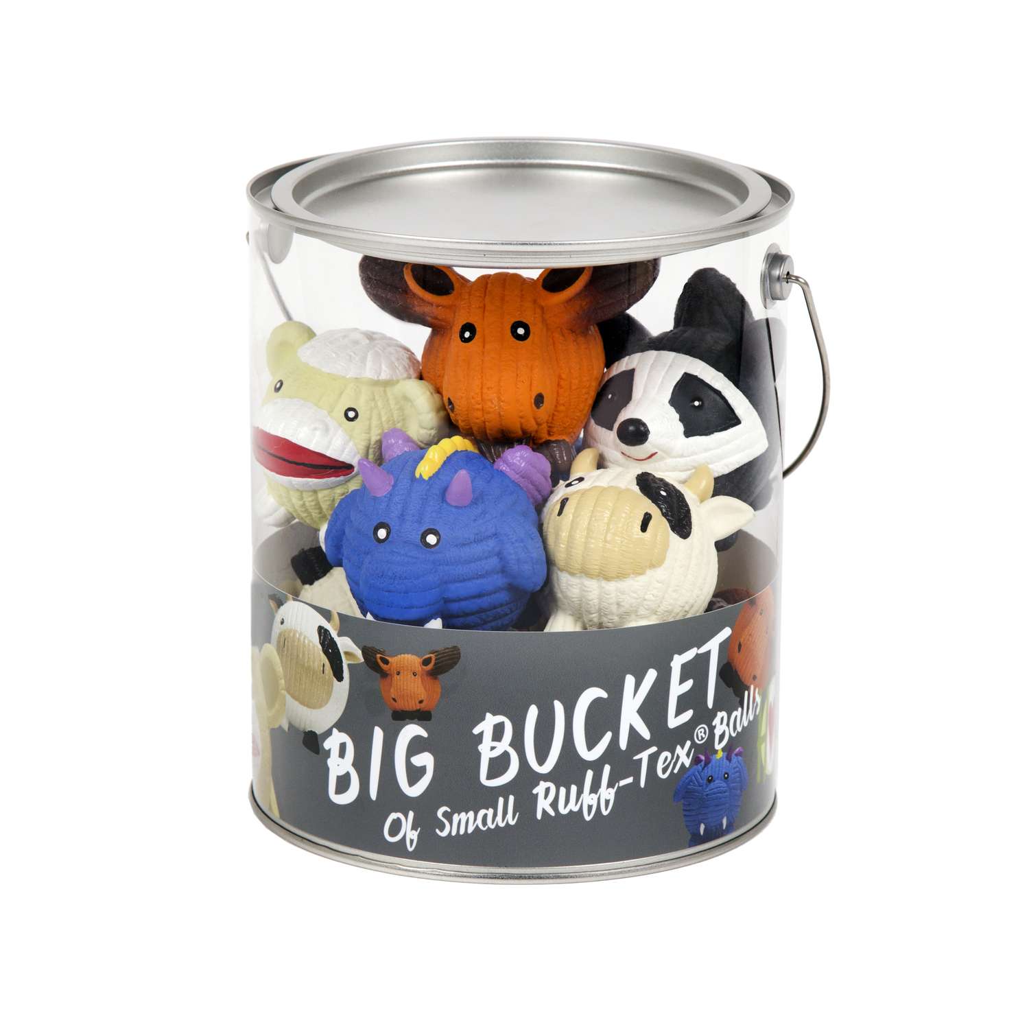 HuggleHounds Ruff-Tex Assorted Plush Pet Toy Small 10 pk - Ace Hardware