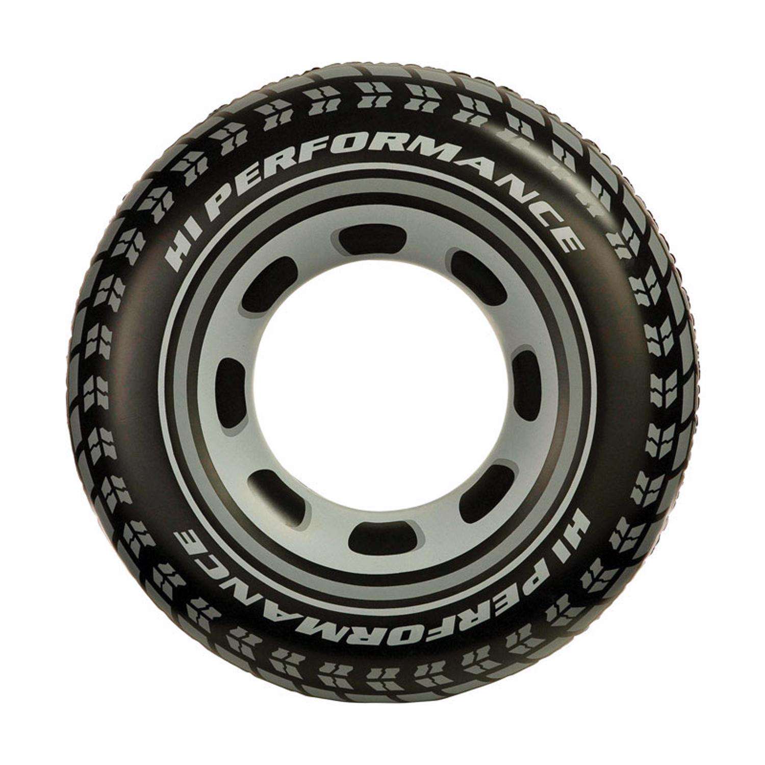 Intex Black Vinyl Inflatable Giant Tire Floating Tube - Ace Hardware