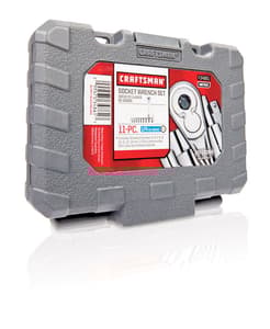Craftsman 1/4 in. drive Metric 6 Point Socket and Ratchet Set 11 pc ...