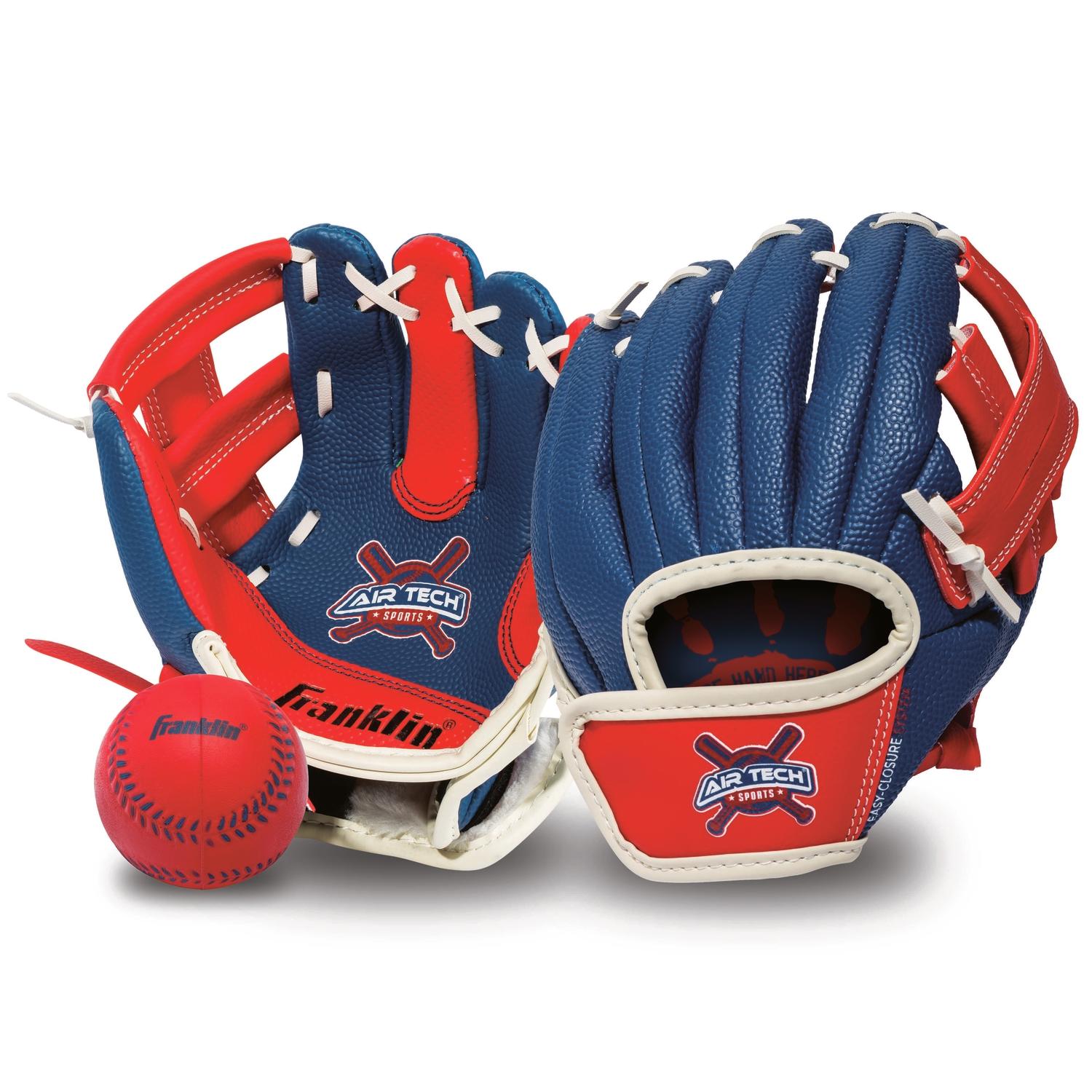 Franklin Air Tech Navy/Red PVC Baseball Glove 1 pk - Ace Hardware