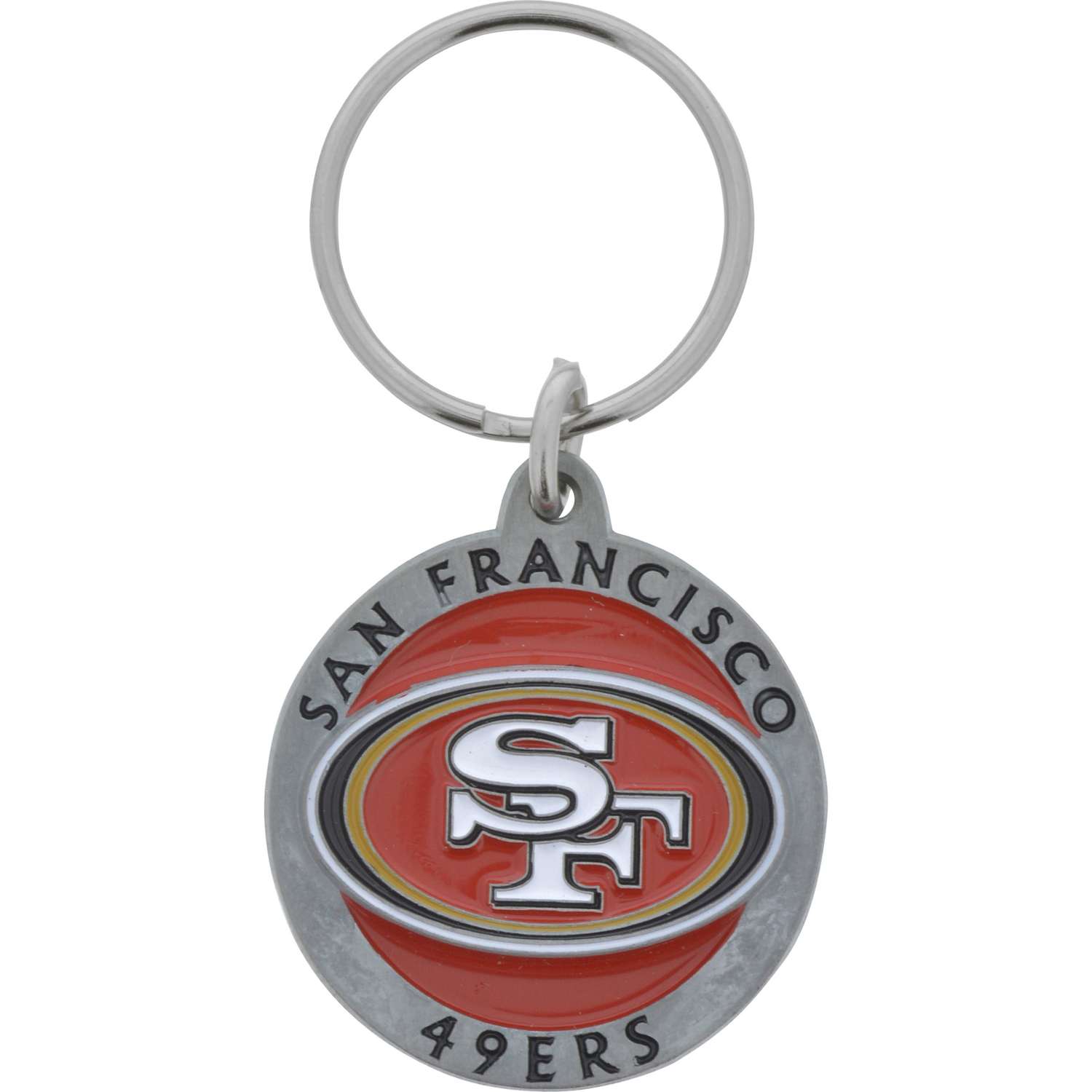 Hillman San Francisco 49ers Metal Silver Decorative Key Chain - Ace ...