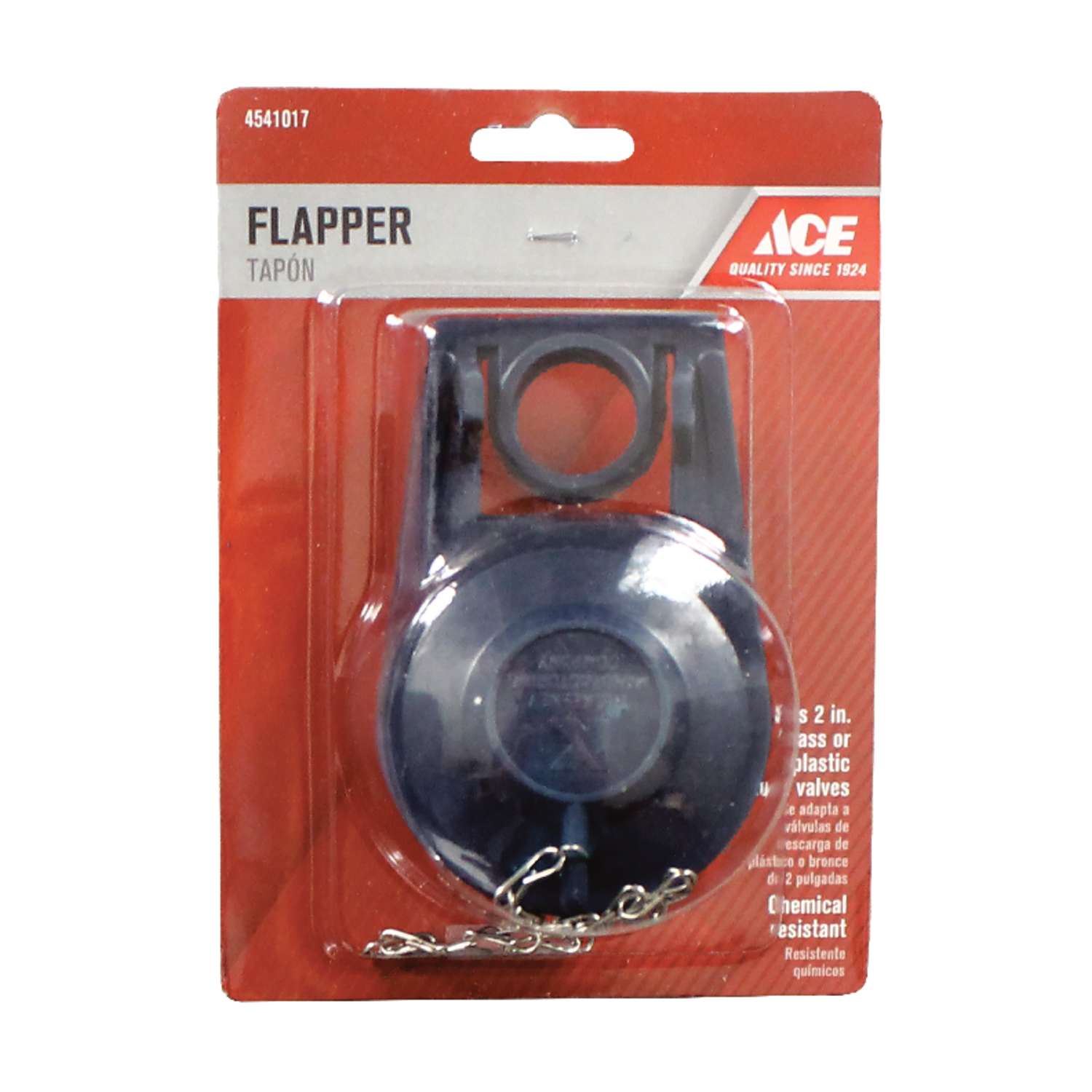 Ace Toilet Flapper Black Rubber - Ace Hardware