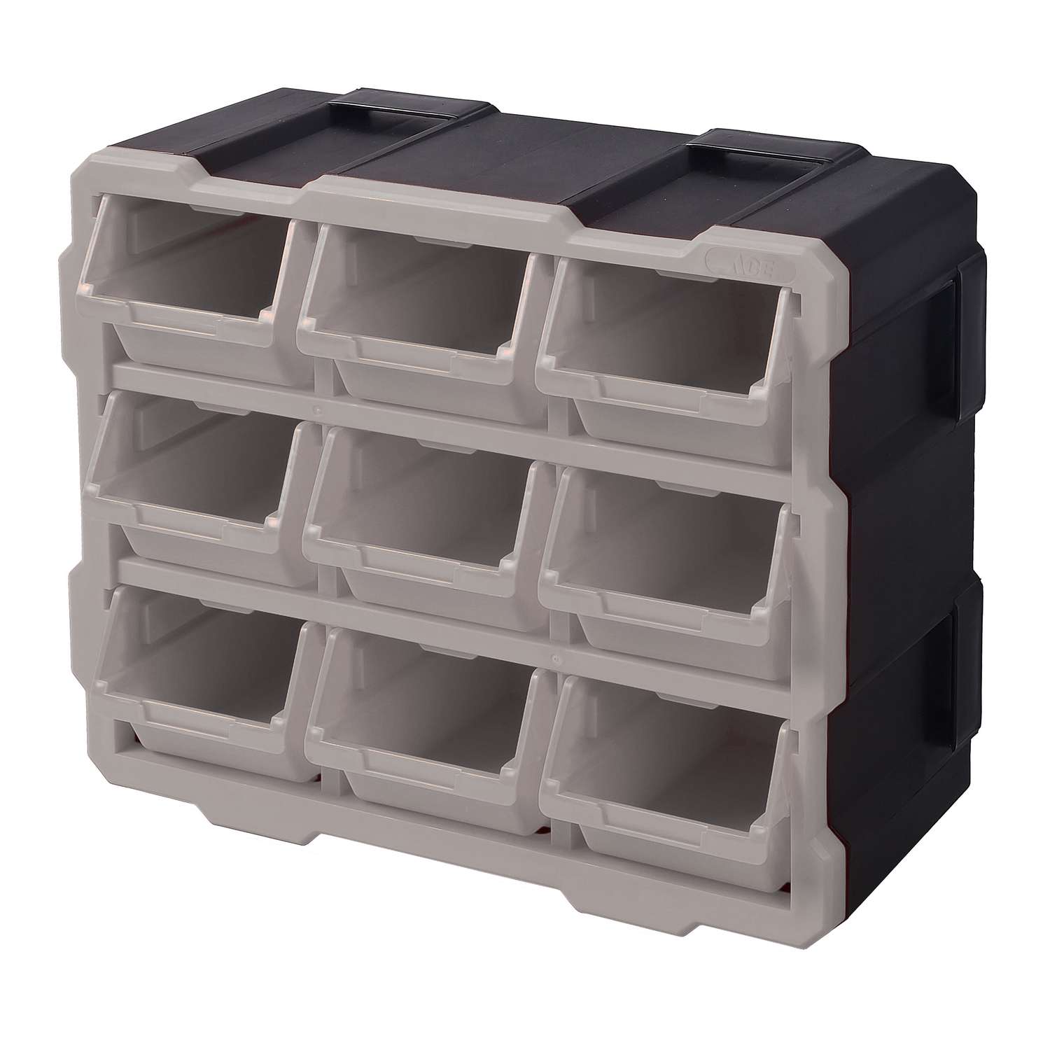 Ace 6.73 in. W X 12.6 in. H X 6.75 in. D Storage Bin Plastic 9 ...