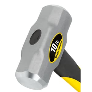 Collins 10 lb. Forged High Carbon Steel Head Sledge Hammer 35 in. L x 2 ...